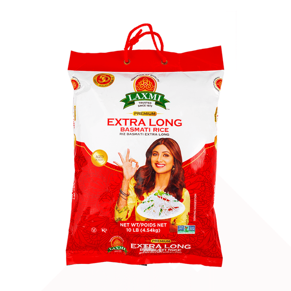 Laxmi Extra Long Basmati Rice 10lbs - Cartly