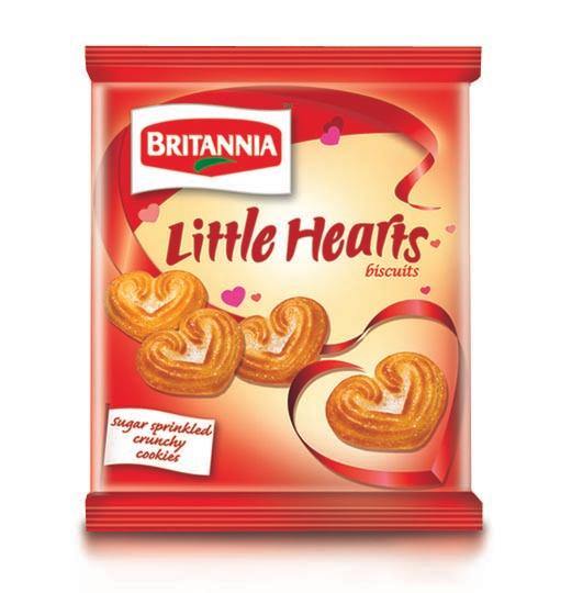 Britannia Little Hearts Biscuits 75g - Cartly - Meal Kit Delivery