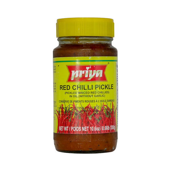 Priya Red Chilli Pickle 300G - Cartly
