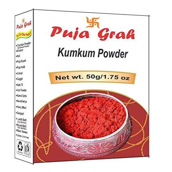 Meal Kit Delivery Serivce - Puja Greh Kumkum Powder 50G - Cartly
