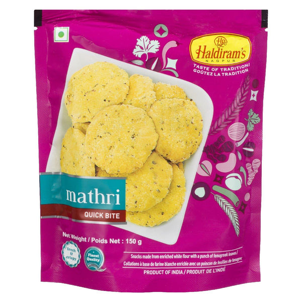 Haldiram's Mathri 150G - Indian Grocery Store - Cartly